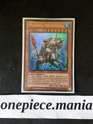 Yu-Gi-Oh! MERMAIL ABYSSTEUS ULTRA GOOD 1ST ED CBLZ-EN083 | eBay