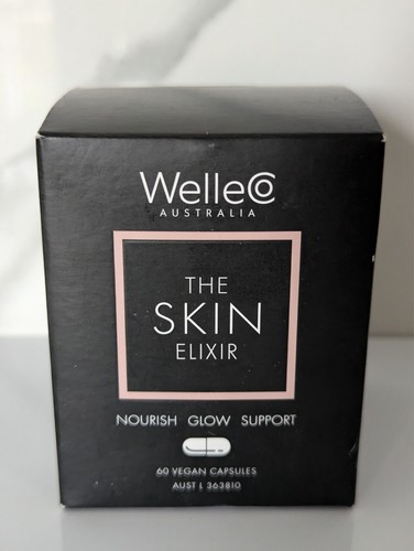 Welleco The Skin Elixir 60 Capsules Nourish Glow Vitamin Health Exp 6/ 2025 | eBay Australia