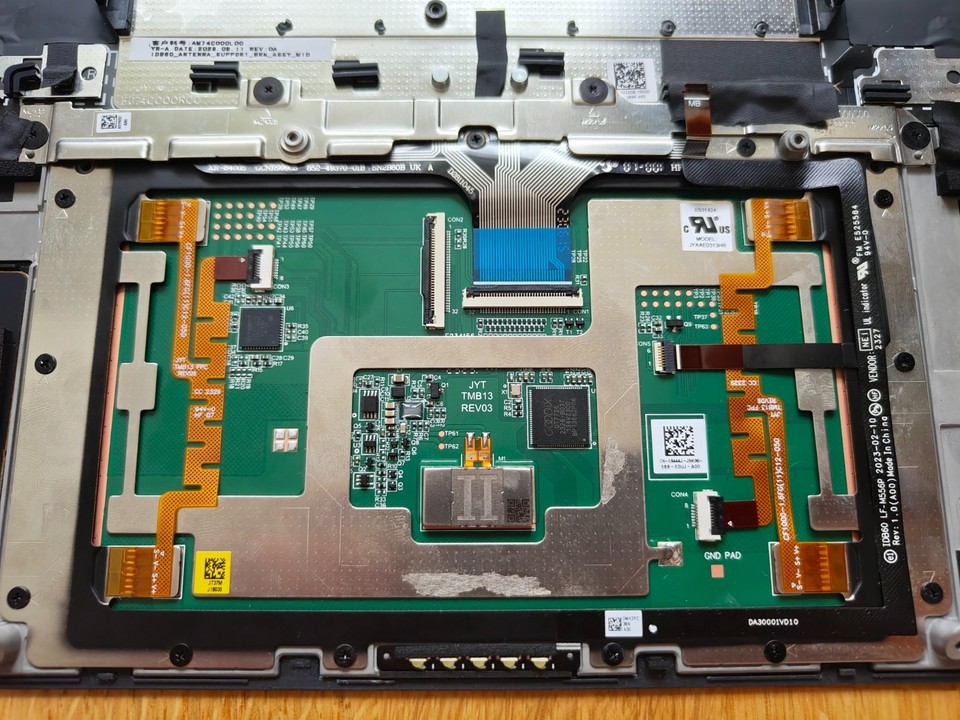 Dell Precision 5680 Palmrest with German Backlit Keyboard 03TC0Y | eBay UK