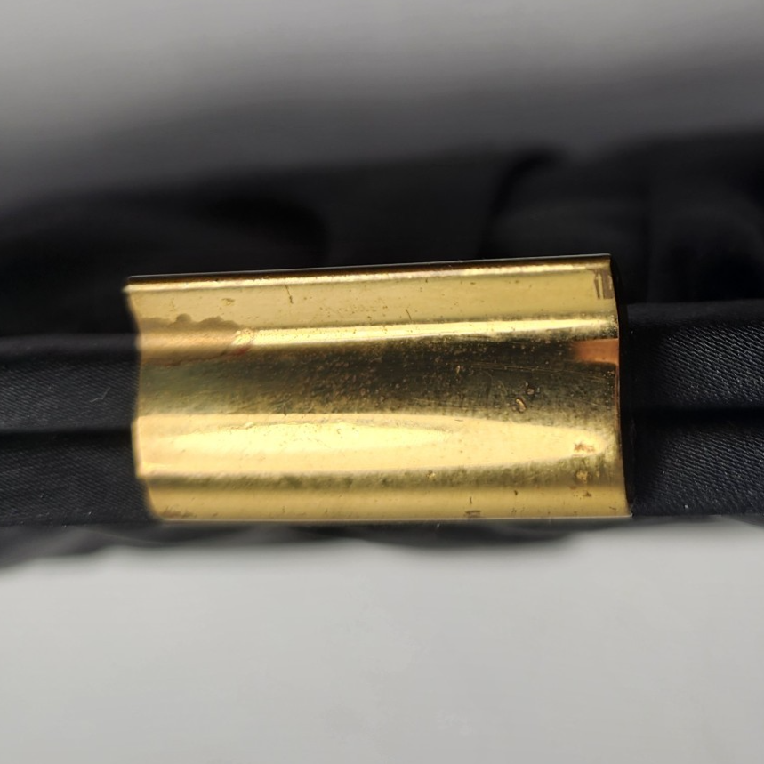 Garay Vintage Black Clutch Wide Mouth Clasp Evening Cocktail Handbag ...