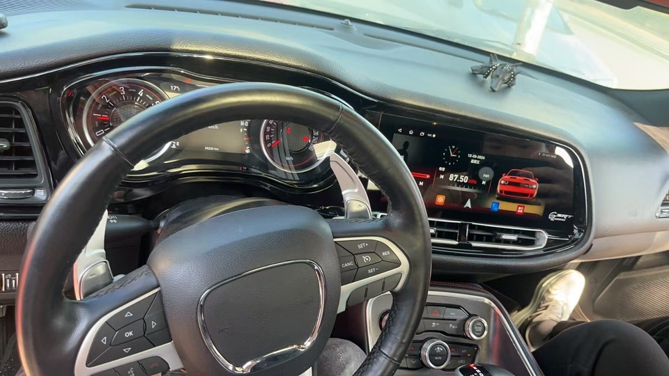 For Dodge Challenger SRT Hellcat Android 13 Stereo Radio Digital ...