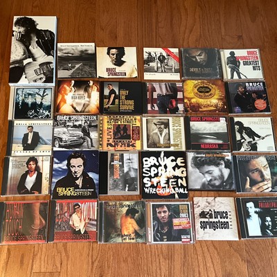 Bruce Springsteen 30 CD Lot Huge Collection See All Photos For Titles ...