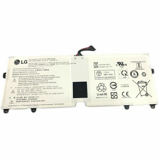 Genuine LG Gram 15Z95N Laptop Battery 7.74V 9891mAh LBV7227E for sale ...