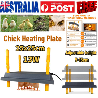 13W Poultry Chick Brooder Heating Plate Chick Coop Heater Duck Poultry ...