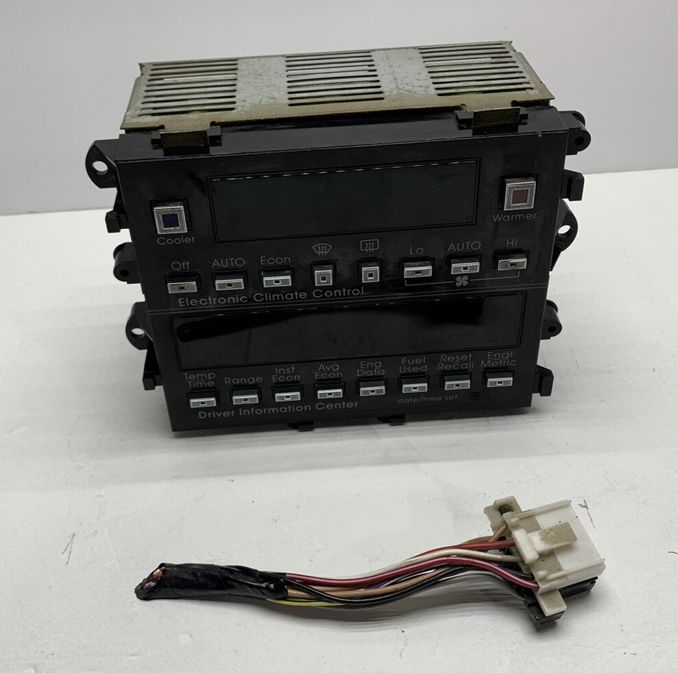 89 90 91 Cadillac Eldorado Seville Digital climate control driver info ...