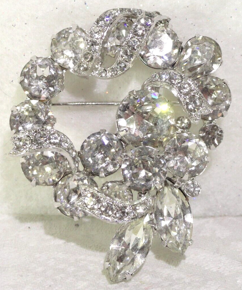 VTG ICONIC EISENBERG SPARKLING ICE/CLEAR RHINESTONE W… - Gem