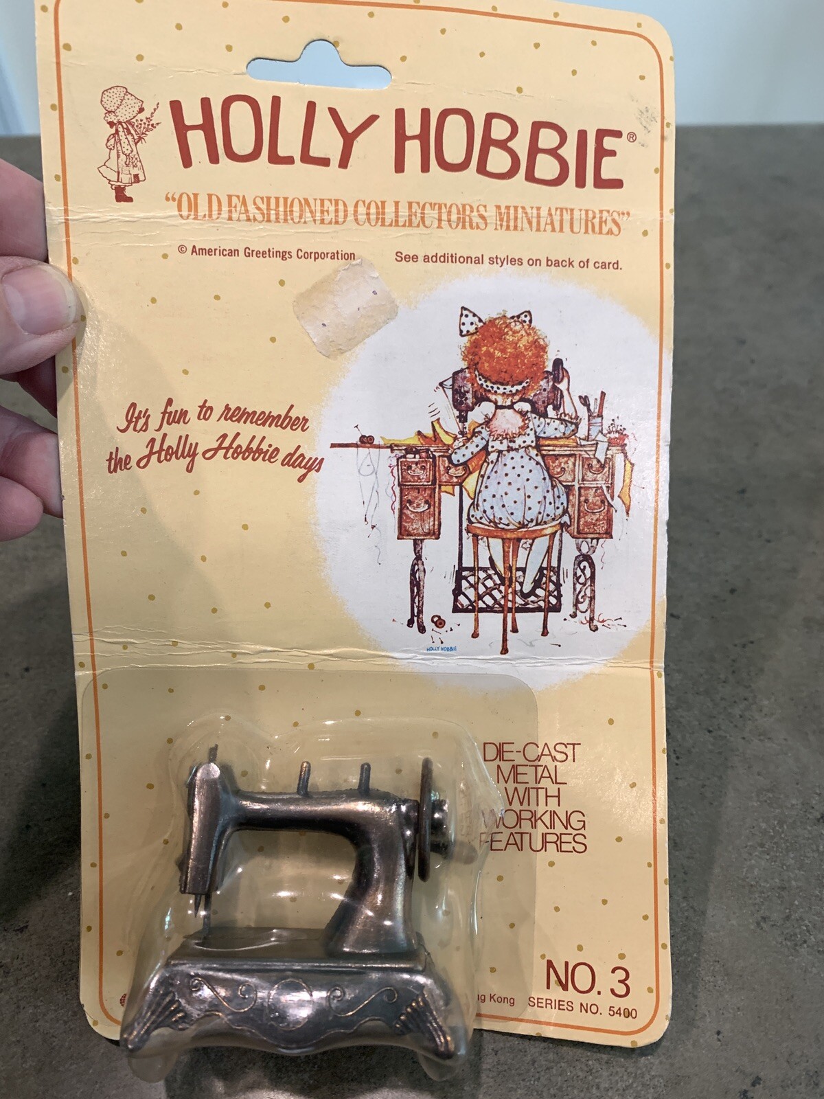 Vintage Holly Hobbie Sewing Machine Miniatures 1970s NOS | eBay