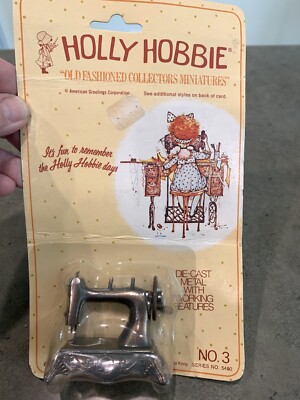 Vintage Holly Hobbie Sewing Machine Miniatures 1970s NOS | eBay
