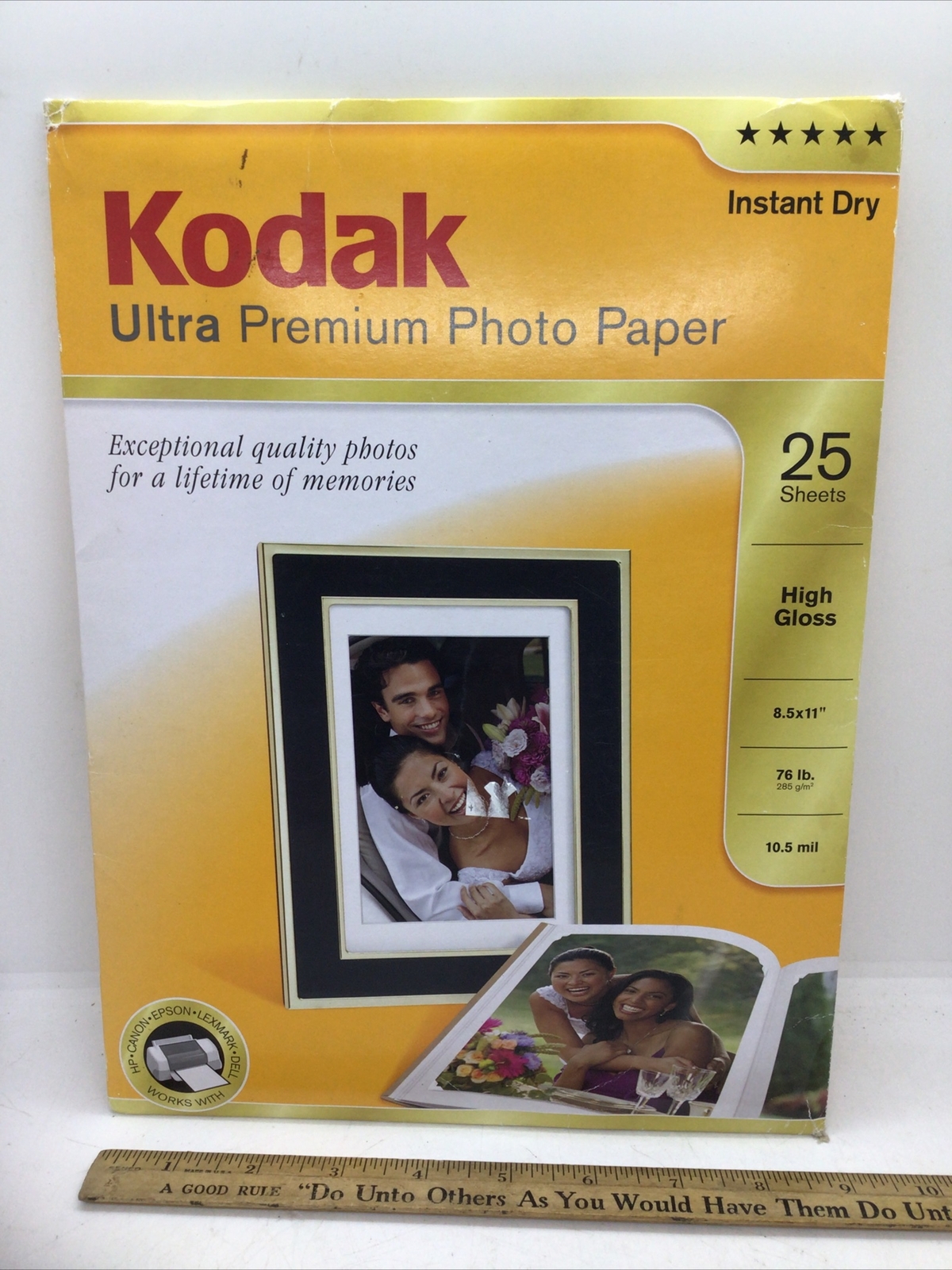 Kodak Ultra Premium Photo Paper 10 mil 8 x 10 Open Pack 17 Total Sheets ...