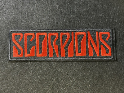 Scorpions Patch Metal Rock Punk Embroidered Iron-On Vintage | eBay