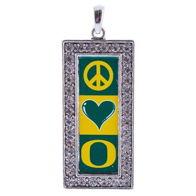 OREGON DUCKS Jewelry Necklace Green Yellow Pendant student Stocking ...