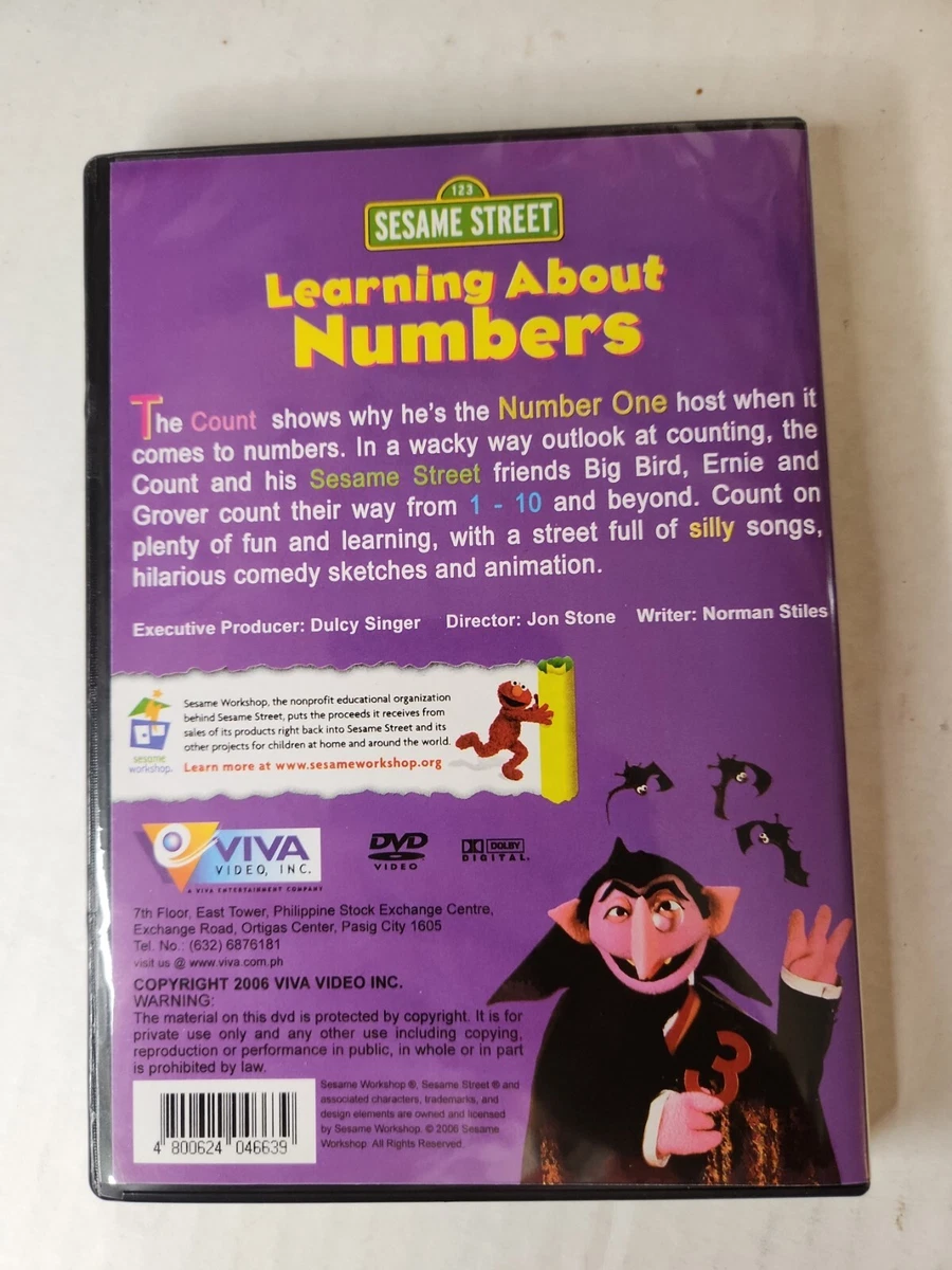 Sesame Street Learning About Numbers Dvd