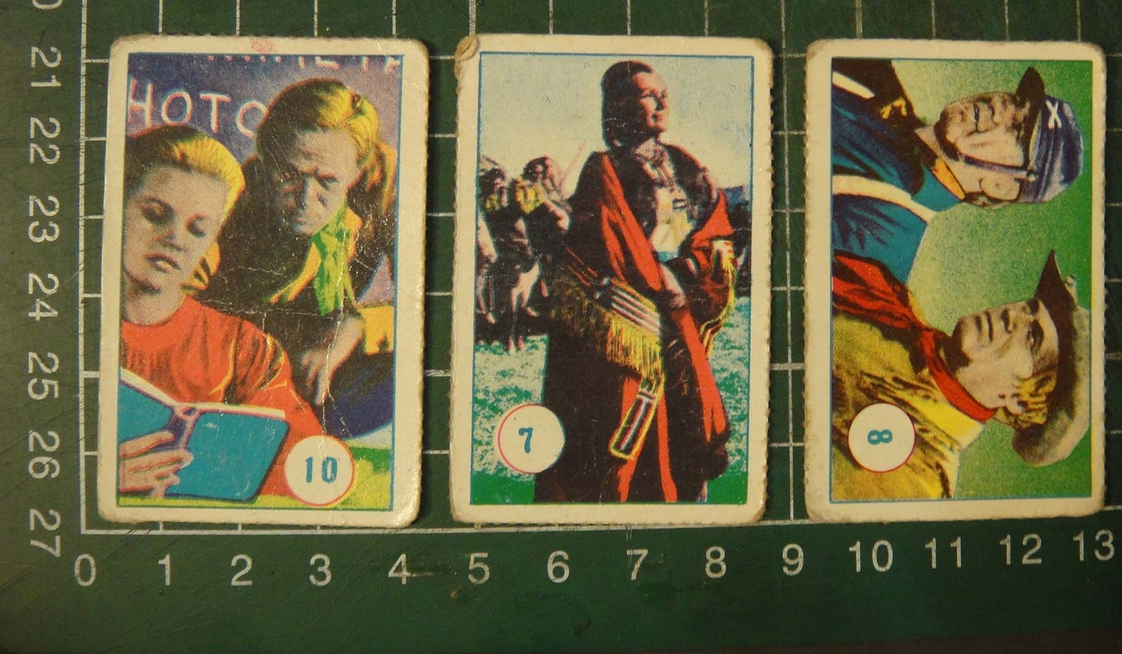 BS1-36) 1970's Malaysia Vintage Trading Cards~RED INDIAN Cheyenne x 3 ...