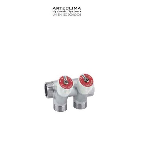 Collecteur Modulair 2 Voies Avec Arret Manuel Arteclima M/F 3/4 " Code 639342 | eBay