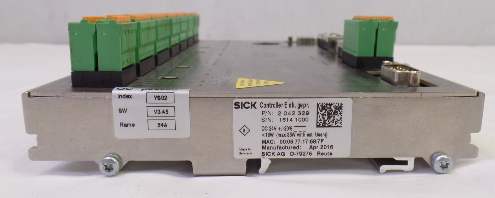 Sick MSC800-0000 Track And Trace Controller 2042329, For Parts/ Repair ...