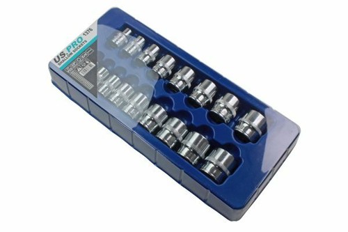 US PRO Tools 17pc 3/8 dr Shallow Sockets Set, Socket 6 Point 8-24mm 1376 | eBay