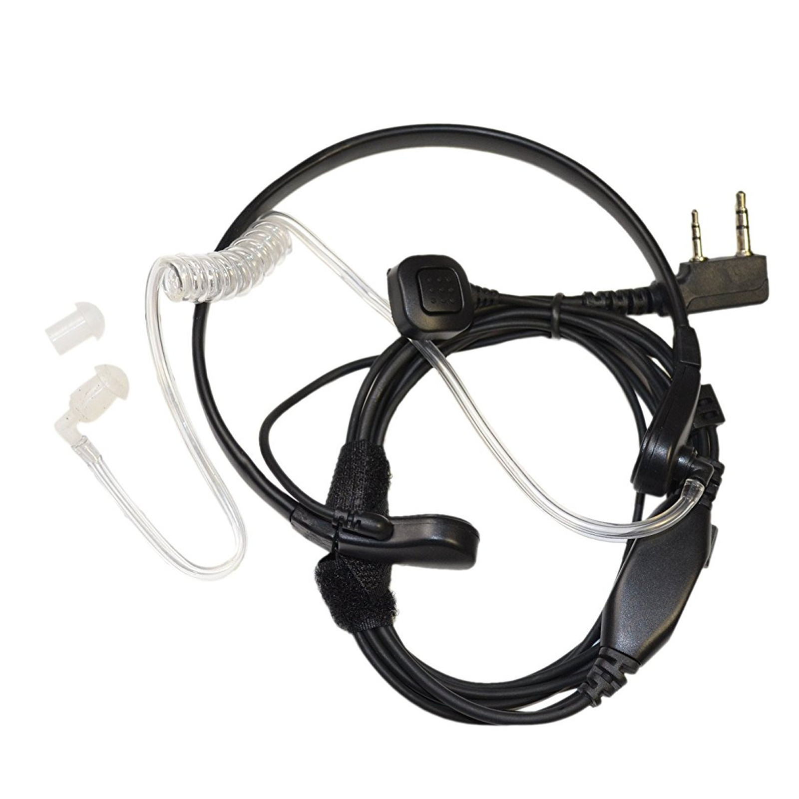 Acoustic Tube Earpiece Throat Mic Headset for Retevis H-777 RT-5R RT ...