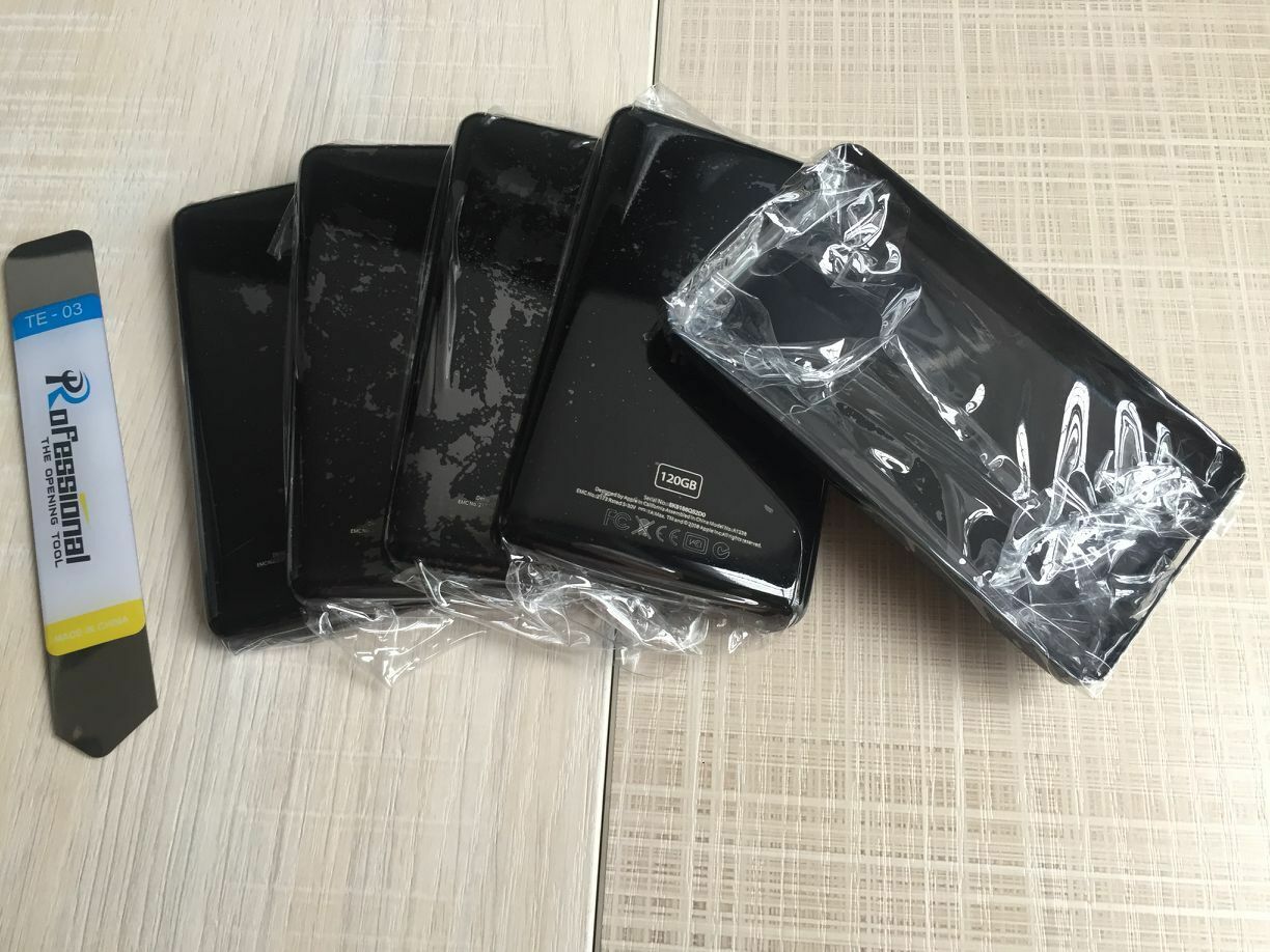 5X BLACK Metal Rear Back Housing Case Cover For iPod 6th Gen Classic ...