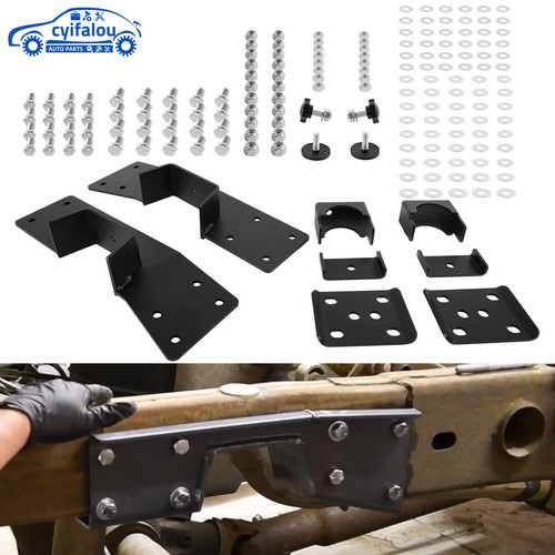 6" Rear Axle Lowering C Notch&Flip Kit for Chevy Silverado&GMC Sierra ...