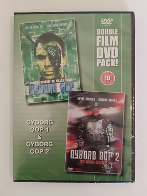 CYBORG COP 1 CYBORG COP 2 Double Film DVD Pack ! Cert 18 NEW SEALED ...