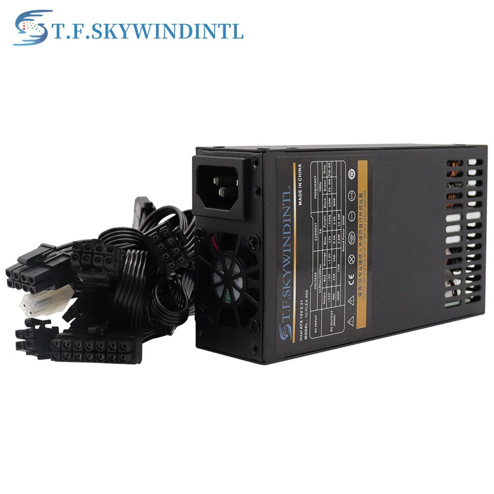 FLEX ATX 1U 500W Full Modular Power Supply Desktop Gaming Server Small ...