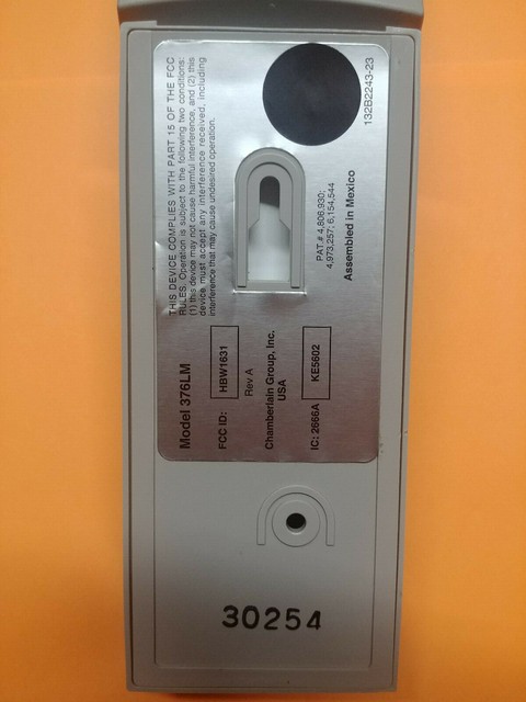 LiftMaster 376LM Garage Door Opener Keypad - Replaced With The 877max ...