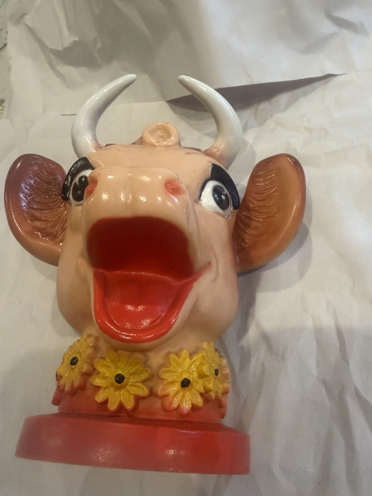 Elsie the Cow Bank All Original with Stopper Bordens Advertising Piece ...