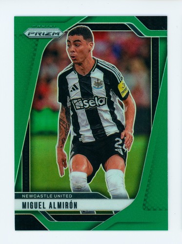 2024-25 Miguel Almiron Panini Prizm Green Newcastle United Soccer Card ...
