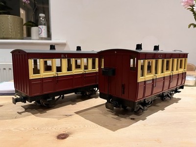 ACCUCRAFT BMS IOM 4 Wheel Coaches - G Scale, 32mm gauge (SM32) | eBay UK