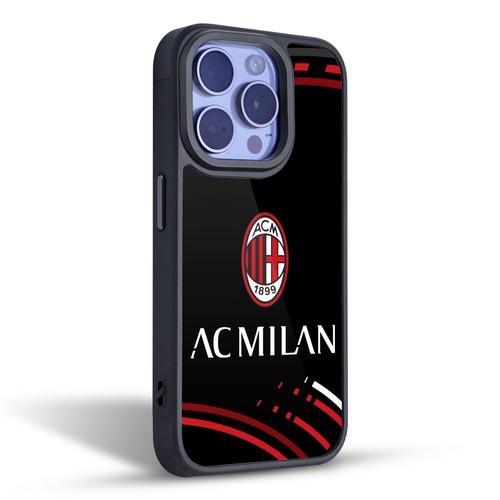 OFFICIAL AC MILAN CREST PATTERNS GEL ARMOR CASE FOR APPLE iPHONE PHONES ...