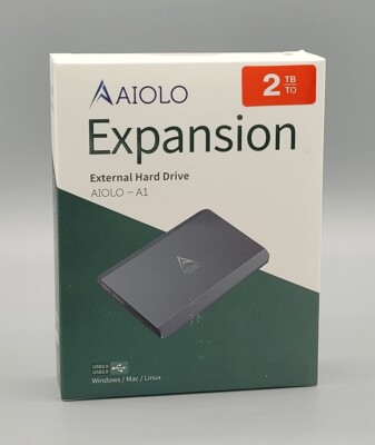 AIOLO 2.5" Portable External HDD 2TB USB 3.0 for PC, Mac, Laptop etc. G-19 | eBay