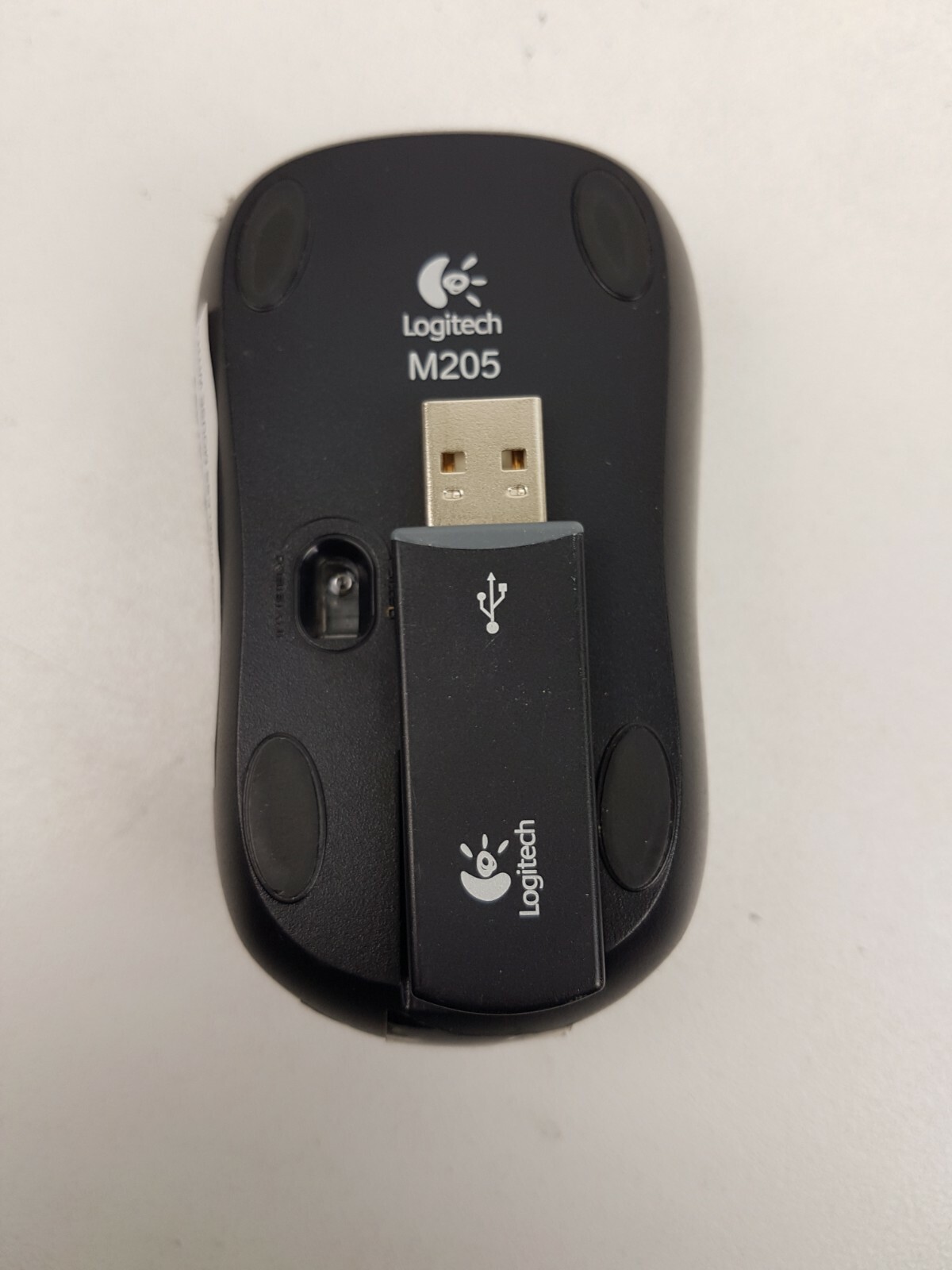 LOGITECH M205 MOUSE WIRELESS USB OPTICAL SCROLL WHEEL BUTTON RECEIVER ...