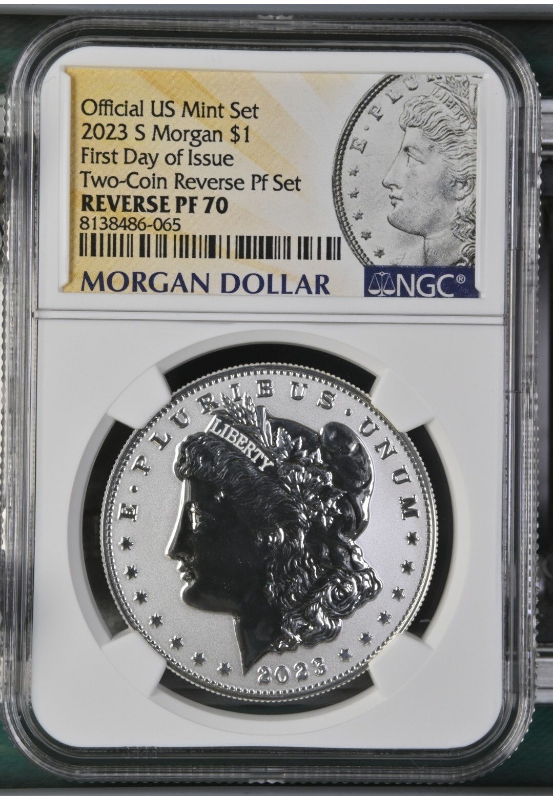 2023 Morgan Reverse Proof NGC Reverse PF70 First Day of Issue FDI (3 ...