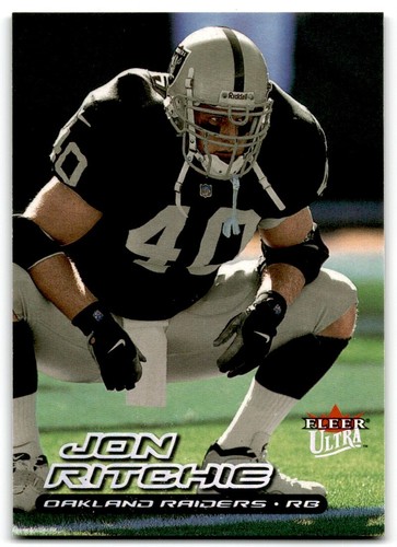 2000 Fleer Ultra Jon Ritchie Oakland Raiders #7 | eBay