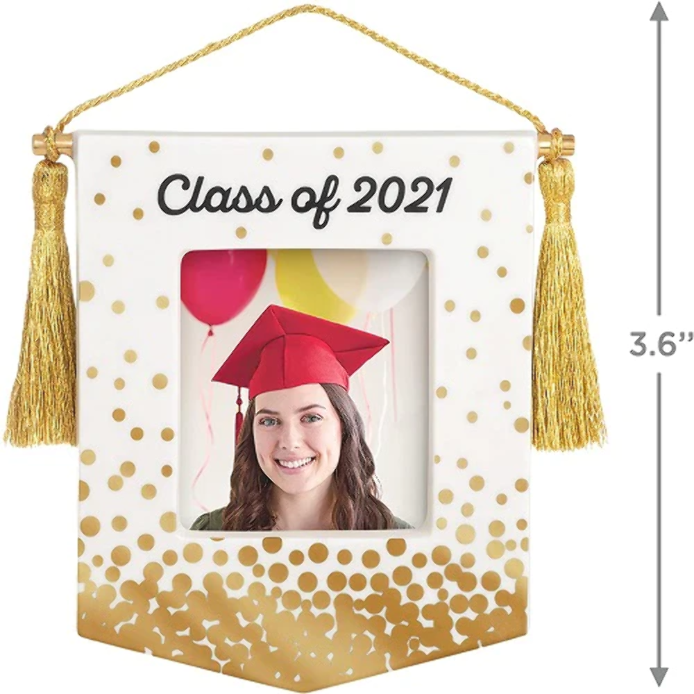 Hallmark Ornament Congrats Grad! Class of 2021 Photo Frame | eBay