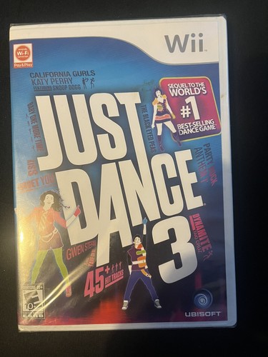 Just Dance 3 (Nintendo Wii, 2011) New Factory Sealed - Free Ship ...