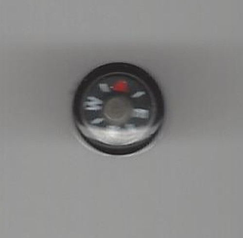 9.6mm Button Compass - Grade B, TINY Little Compass!, EDC (About 5/16 ...