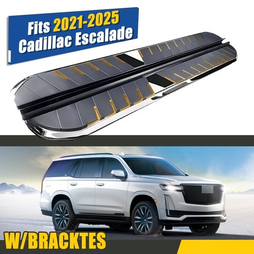Fits Cadillac Escalade 2021-2025 Running Boards Side Steps Pedals Nerf ...