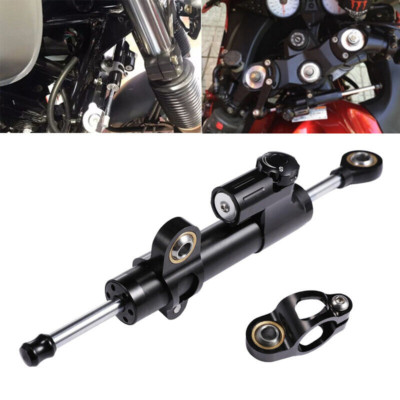 Steering Damper Stabilizer For Harley Dyna Softail Road King Street ...