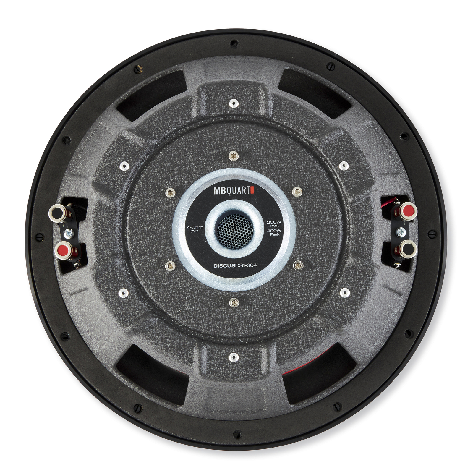 MB Quart DS1-304 400 Watt 12 Inch Slim Shallow Subwoofer Car/Truck DVC ...