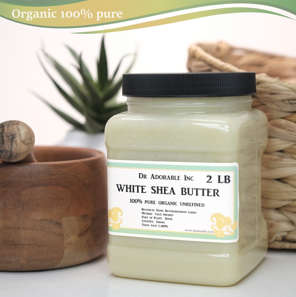 Premium High Quality Shea Butter WHITE Unrefined Raw Organic You Pick ...