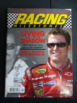 Racing Milestones Magazine august Dale Jr 2005 | eBay