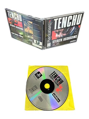 Sony PlayStation 1 PS1 CIB COMPLETE TESTED Tenchu: Stealth Assassins BL ...
