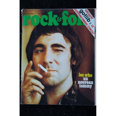 ROCK & FOLK 083 DECEMBRE 1973 COVER WHO JEFF BECK Keith RICHARD GARY ...