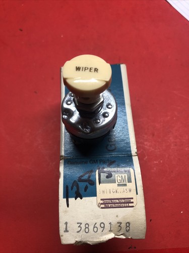 1961 through 1968 Chevy van wiper switch 386-9138 | eBay