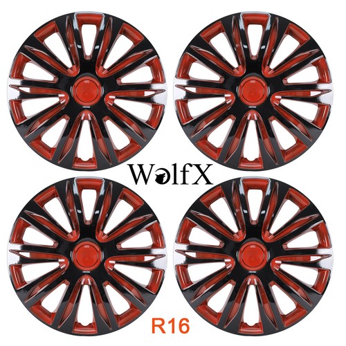 16" 4PCS Wheel Covers Snap On Hub Caps For Nissan NV200 Versa Toyota ...