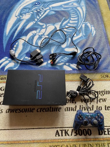 Sony PlayStation 2 Fat PS2 Bundle Console Controller TESTED! PS1 ...