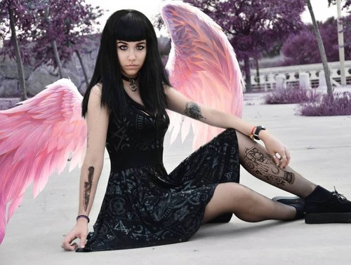 Killstar Vicky Veil Black Skater Dress Goth Witchy Occult Tank Sz Small ...