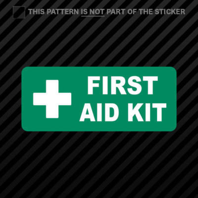First Aid Kit Inside Sticker Self Adhesive Vinyl emergency rescue | eBay