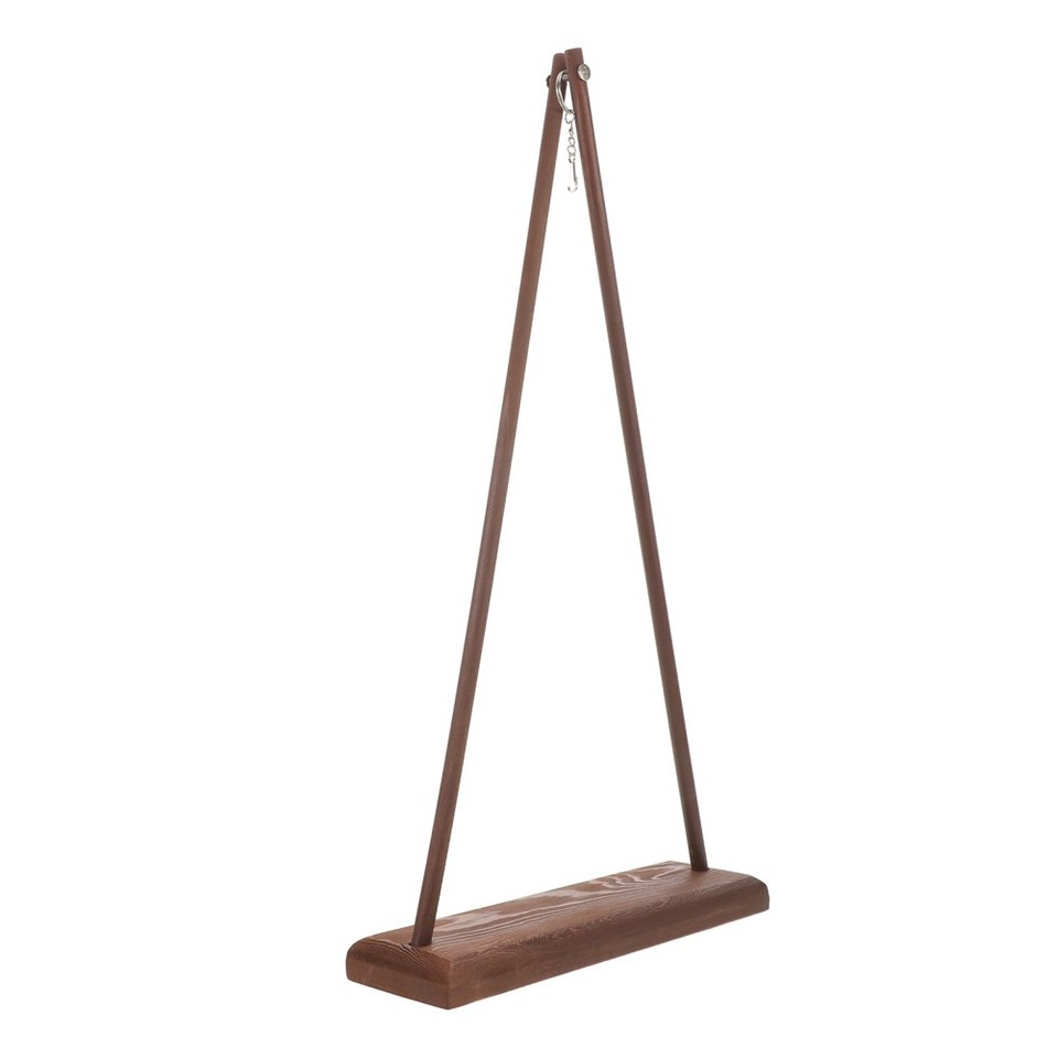 Wood Wind Chime Stand: Triangle Hanger With Hook For Hanging Vintage ...